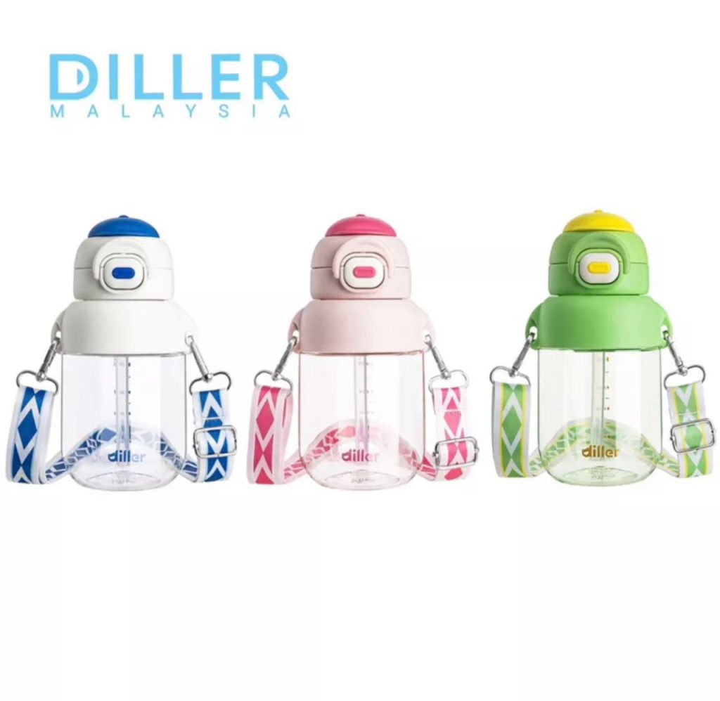 Diller Flat-Cap Multi-function Direct/Straw Water Bottle (D2306-650ml ...