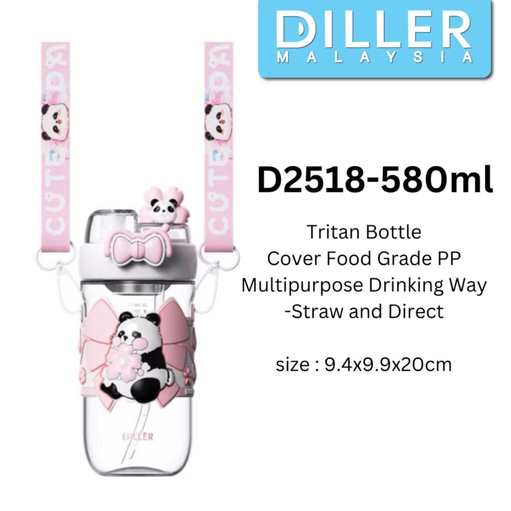 Diller Sakura Panda Spring Thermo Vacuum Flask Insulated Keep Hot Cold ...